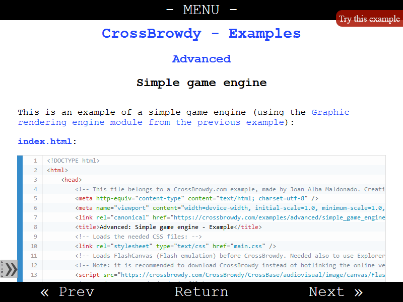 CrossBrowdy a Simple hybrid game engine - Daniel Parente Blog